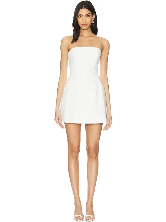 Bardot Karoline Balloon Mini Dress - Orchid White