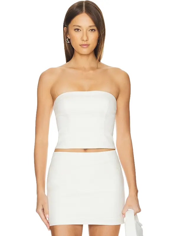Majorelle Ilena Bustier Top - White
