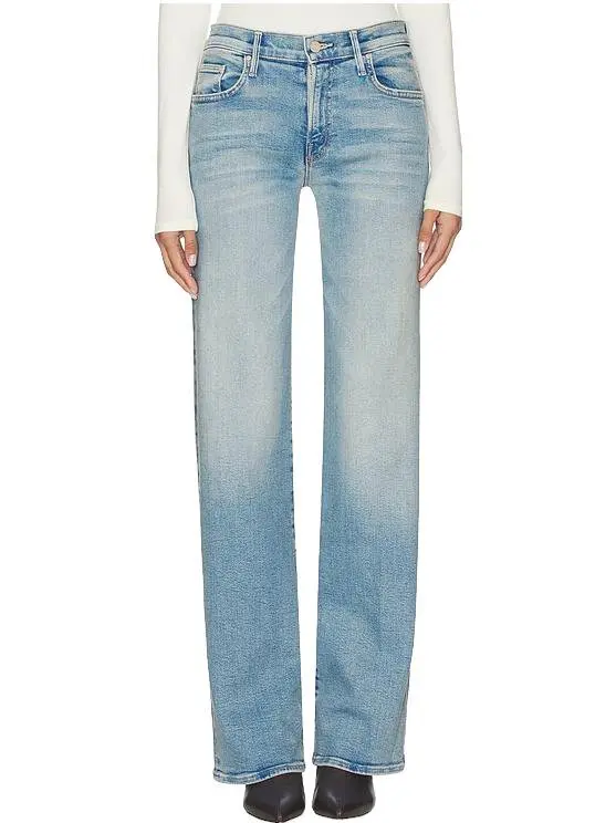 MOTHER The Mid Rise Maven Sneak Jeans - Blowing The Wind