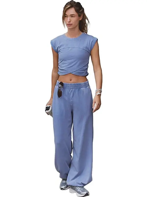 Free People Hot Shot Crossover Set - Blue Ash