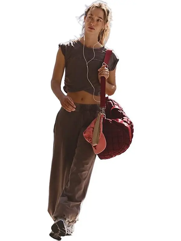 Free People Hot Shot Crossover Set - Chocolate