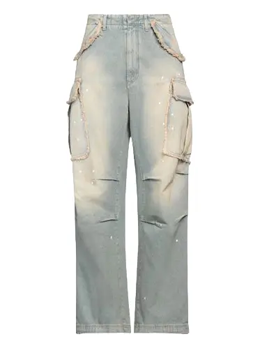 DARKPARK Distressed Cargo Jeans - Blue