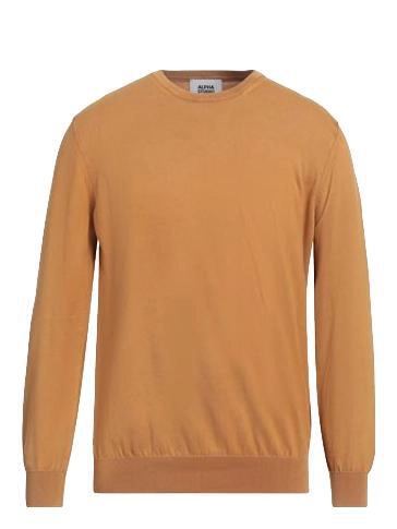 Alpha Studio Cotton Knit Sweater - Marigold