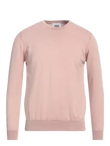Alpha Studio Cotton Knit Sweater - Pink