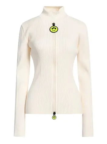 BARROW Ribbed-knit Turtleneck Top - Off White