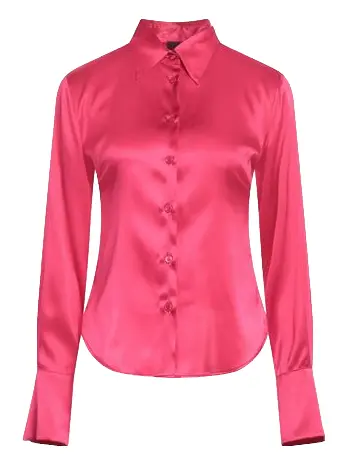 Pinko Satin Button Down Shirt - Pink