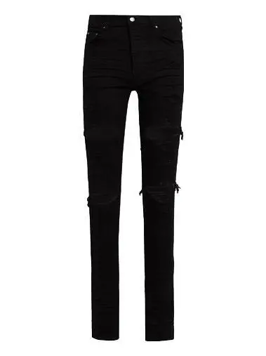 Amiri Distressed Skinny Jeans - Black