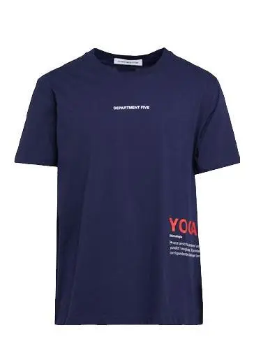 DEPARTMENT 5 T-shirt Midnight Size Cotton - Blue