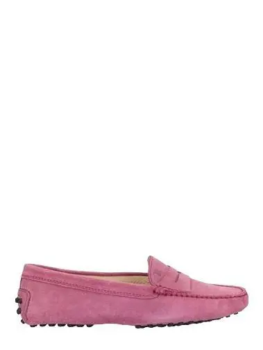 TOD'S Leather Loafers - Purple