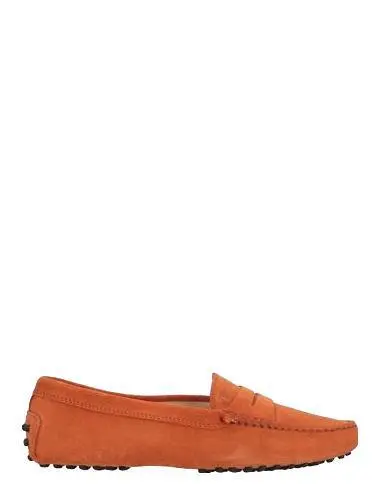 TOD'S Leather Loafers - Red