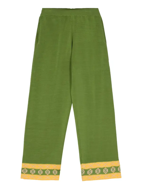 BODE Wellfleet Straight-leg Trousers - Green