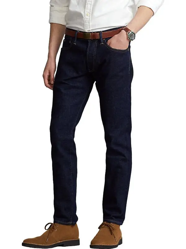 Ralph Lauren Varick Slim Straight Selvedge Jean - Yorke Selvedge Stretch