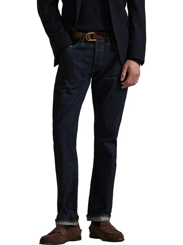 Ralph Lauren Varick Slim Straight Selvedge Jean - Yorke Selvedge Stretch
