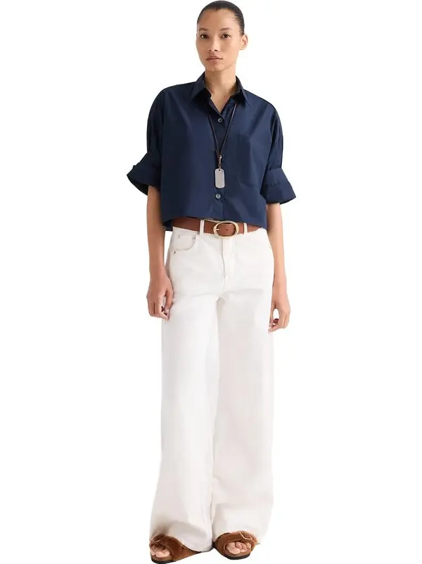 TWP Next Ex Cotton Shirt - Midnight