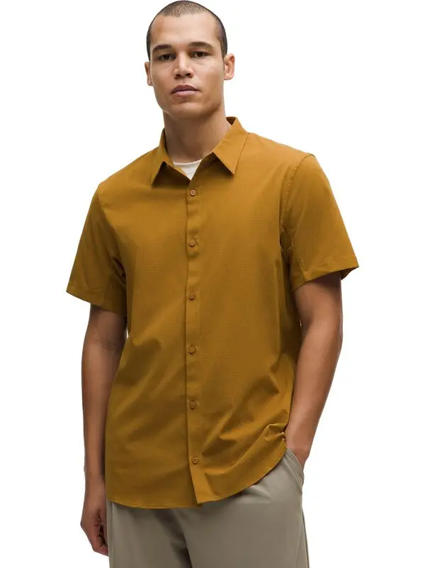 Lululemon Airing Easy Short-sleeve Shirt - Melrose Tan