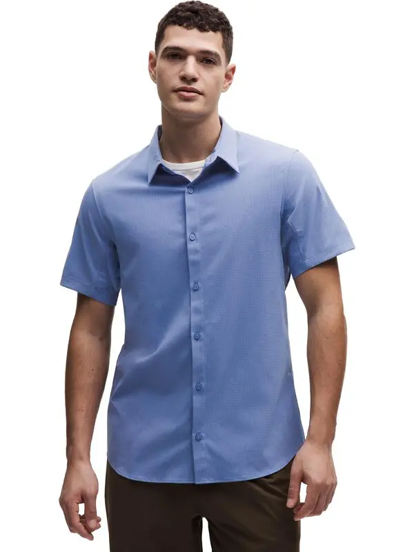 Lululemon Airing Easy Short-sleeve Shirt - Prep Blue