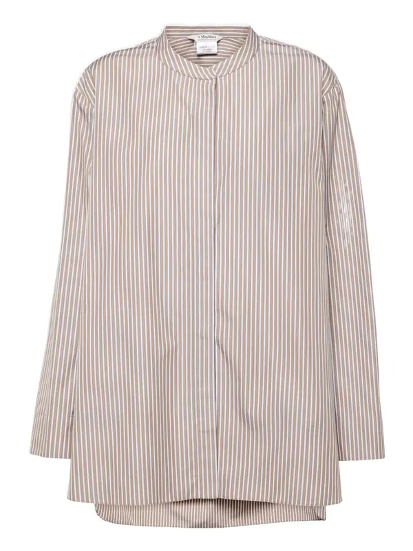 Max Mara Rondine Striped Shirt - Beige