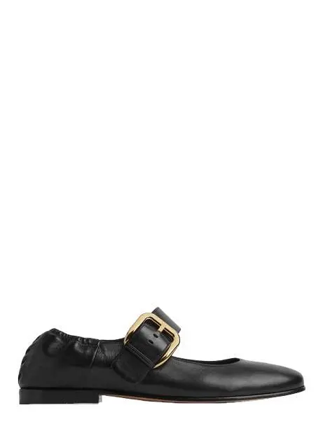 Bottega Veneta Astaire Mary Jane Flat - Black