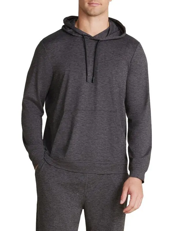 Barefoot Dreams Malibu Collection® Butterchic Knit® Hoodie - Heather Carbon