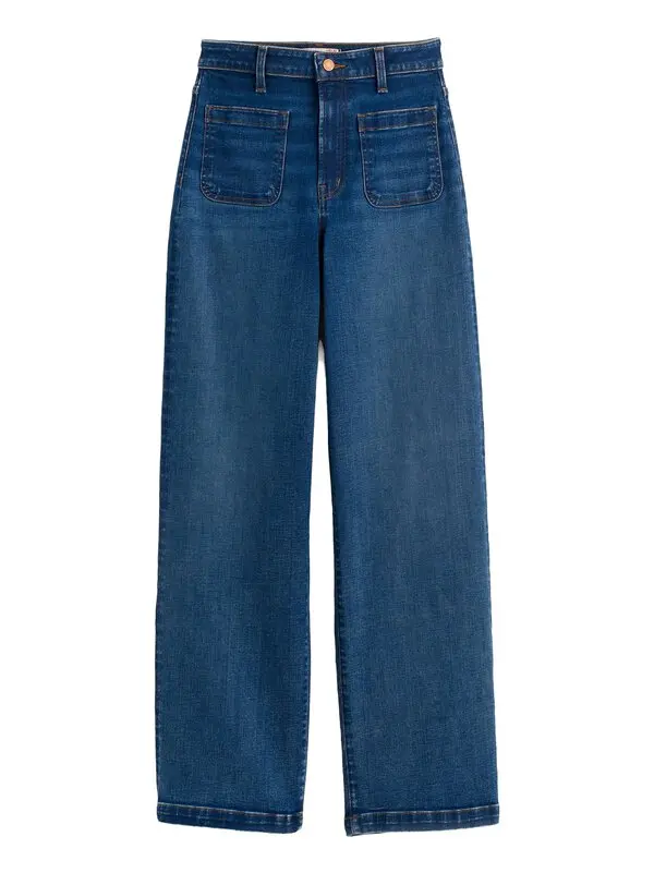 Madewell The Curvy Emmett Wide-leg Jeans - Allentown Wash