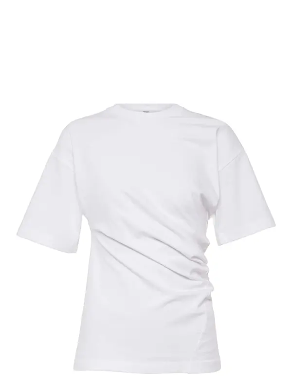 TOTEME Twisted Cotton Jersey T-shirt - White