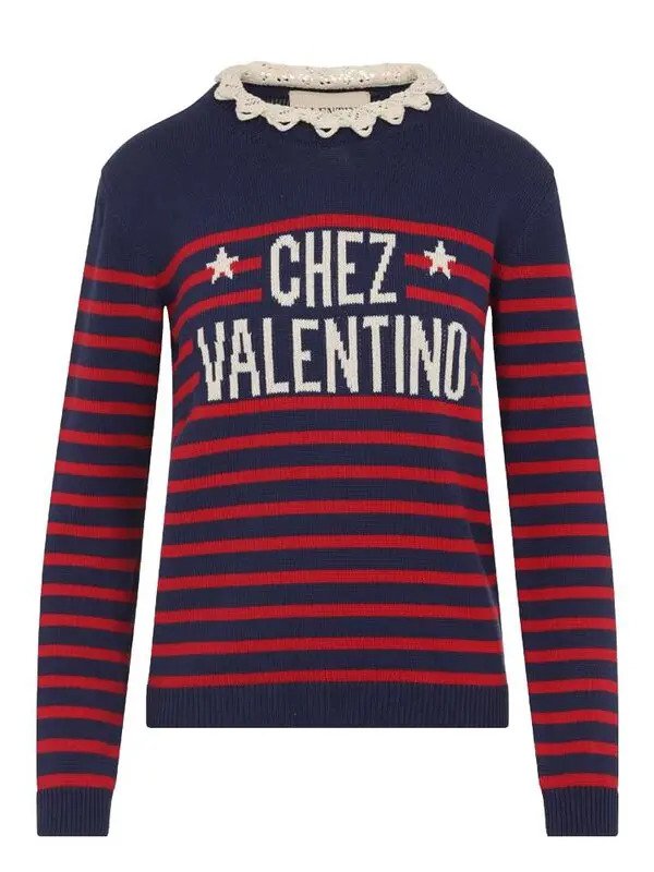 Valentino Garavani Cotton Sweater - Blue