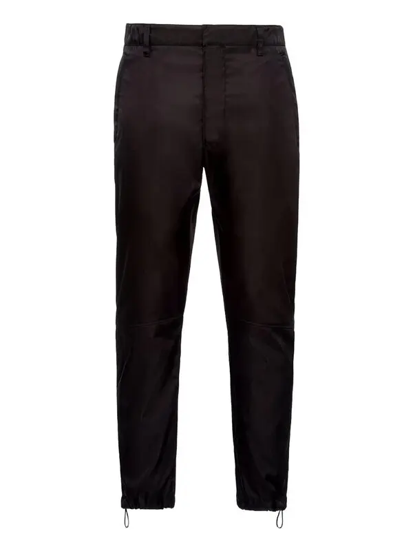 Prada Re-nylon Cropped Trousers - Black