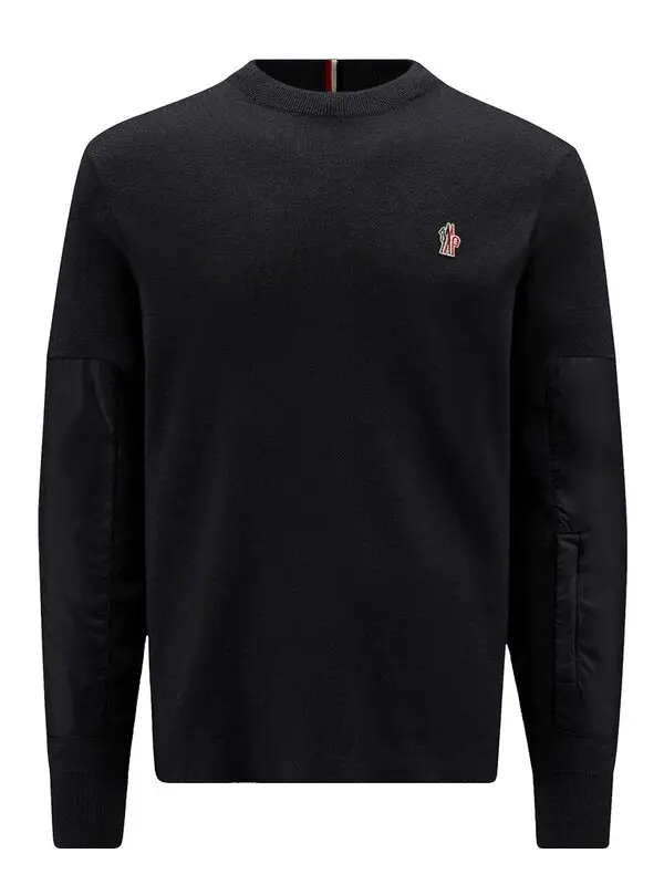 Moncler Wool Turtleneck Sweater - Black