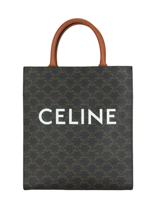 Celine Vertical Cabas Tote Bag - Brown