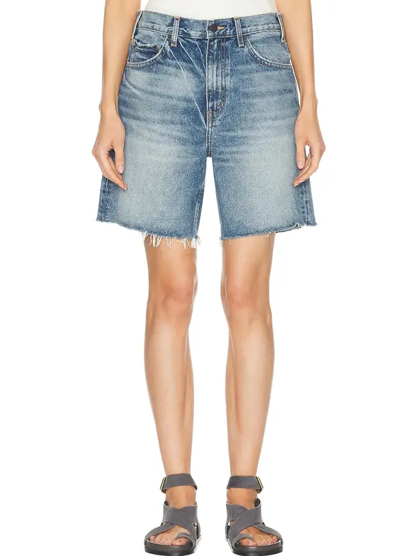 NILI LOTAN Russel Denim Short - Simon Wash