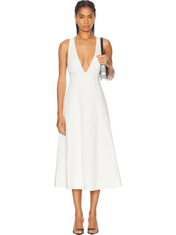 Lpa Brooke Midi Dress - Ivory