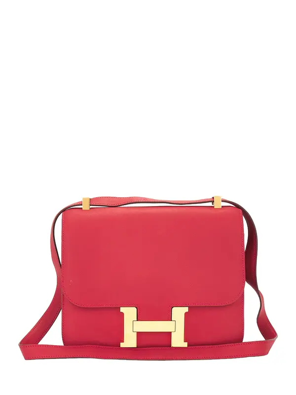 Hermès Constance 24 Shoulder Bag - Red
