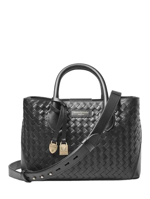 ASPINAL OF LONDON Midi London Tote - Black