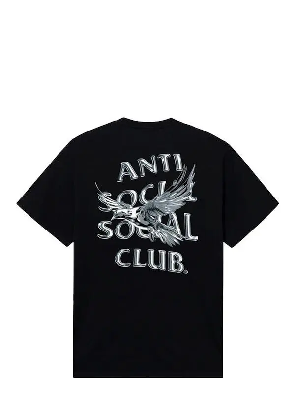 ANTI SOCIAL SOCIAL CLUB Frantically Melting Tee Shirt - Black