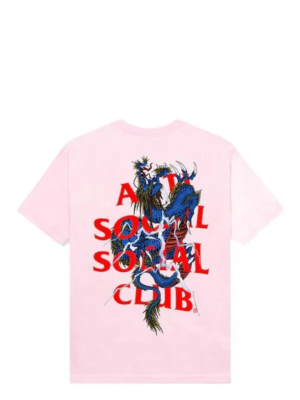 ANTI SOCIAL SOCIAL CLUB Double Dragon Tee Shirt - Pink