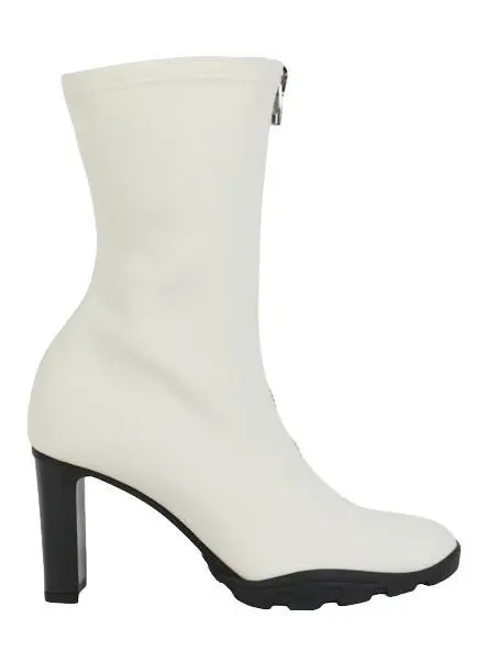 Alexander McQueen Zip Up Ankle Boots - Ivory