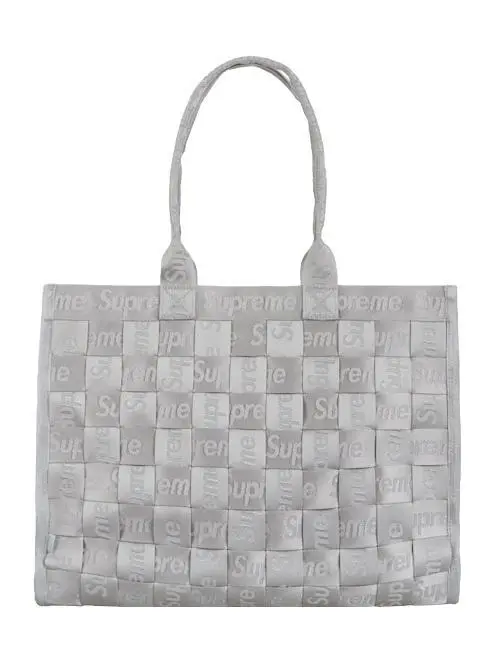 Supreme Woven Tote - Grey