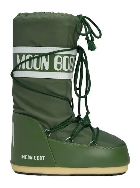 Moon Boot Icon Nylon Low Boots - Dark Green