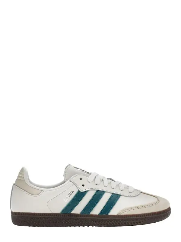 Adidas Samba Og Low Top Sneakers - Cloud White Legacy Teal Wonder White