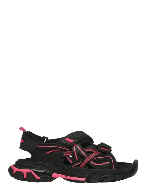 Balenciaga Track Sandal - Black/pink