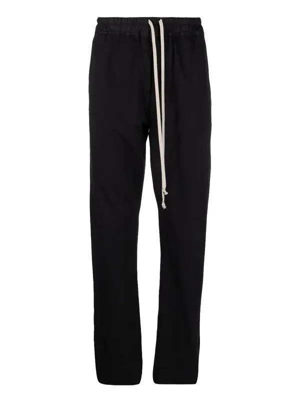 Rick Owens Berlin Cotton Track Pants - Black
