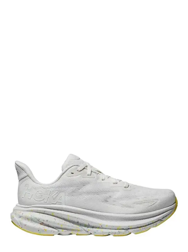 Hoka One One Clifton 9in - White/lemonade Yellow