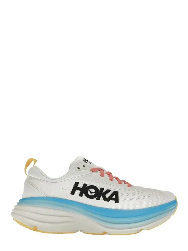 Hoka One One Bondi 8 Sneakers - Blanc De Blanc/swim Day