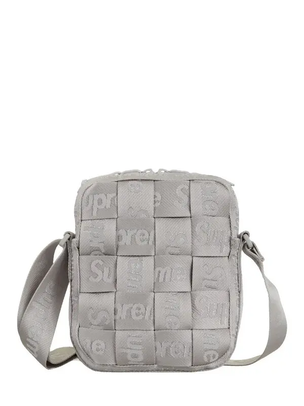 Supreme Woven Shoulder Bag Ss24 - Grey
