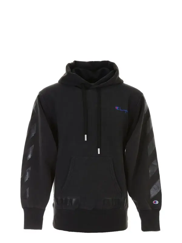 Off-White X Champion Hoodie - Black
