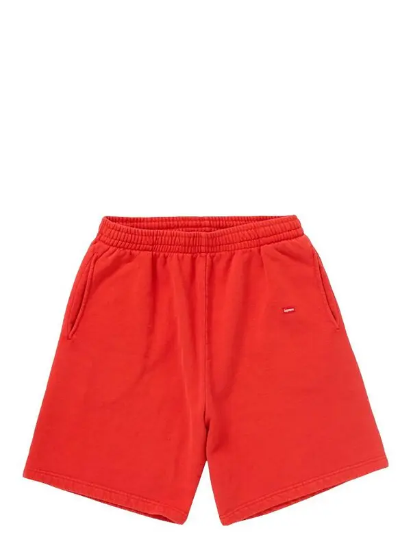 Supreme Overdyed Small Box Sweatshort - Red