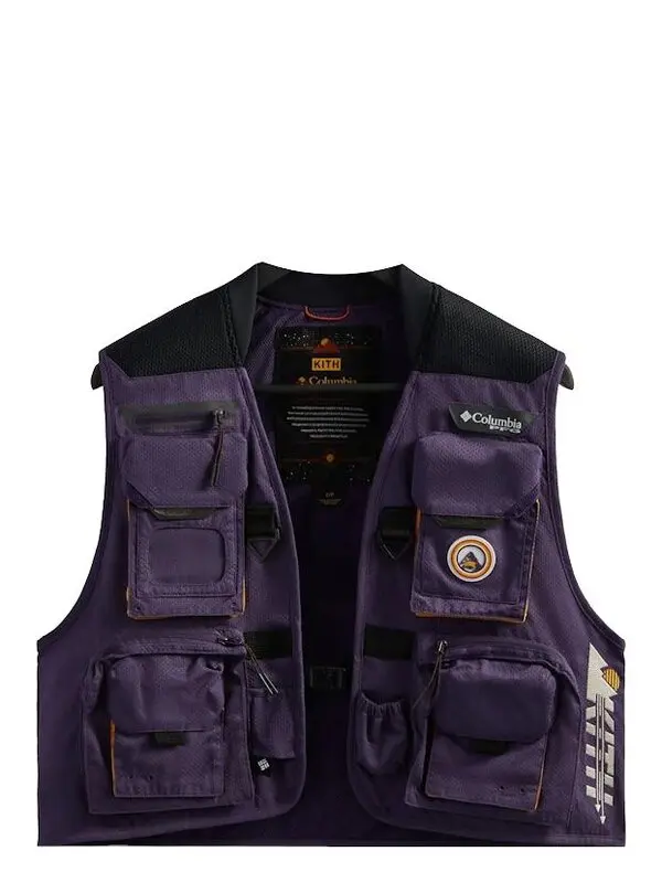 Kith Columbia Henrys Fork V Vest - Cyber Purple