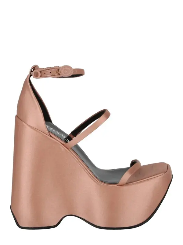Versace 160mm Triplatform Sandals - Blush