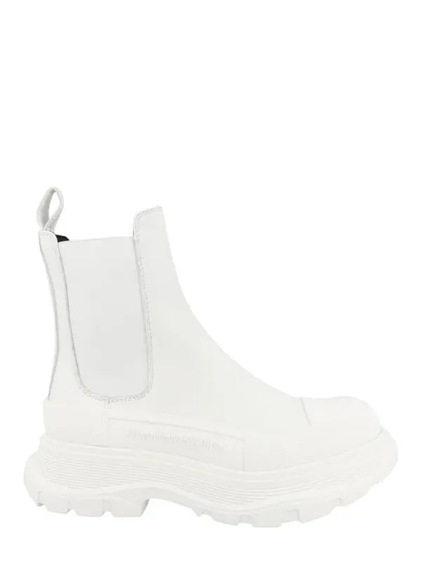 Alexander McQueen Tread Slick Ankle Boots - White
