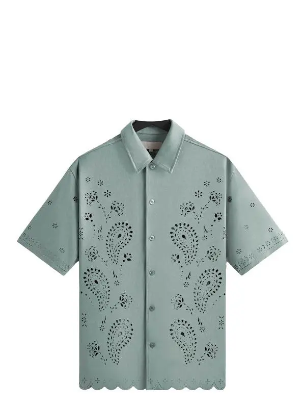 Kith Isaac Microsuede Buttondown - Harbour